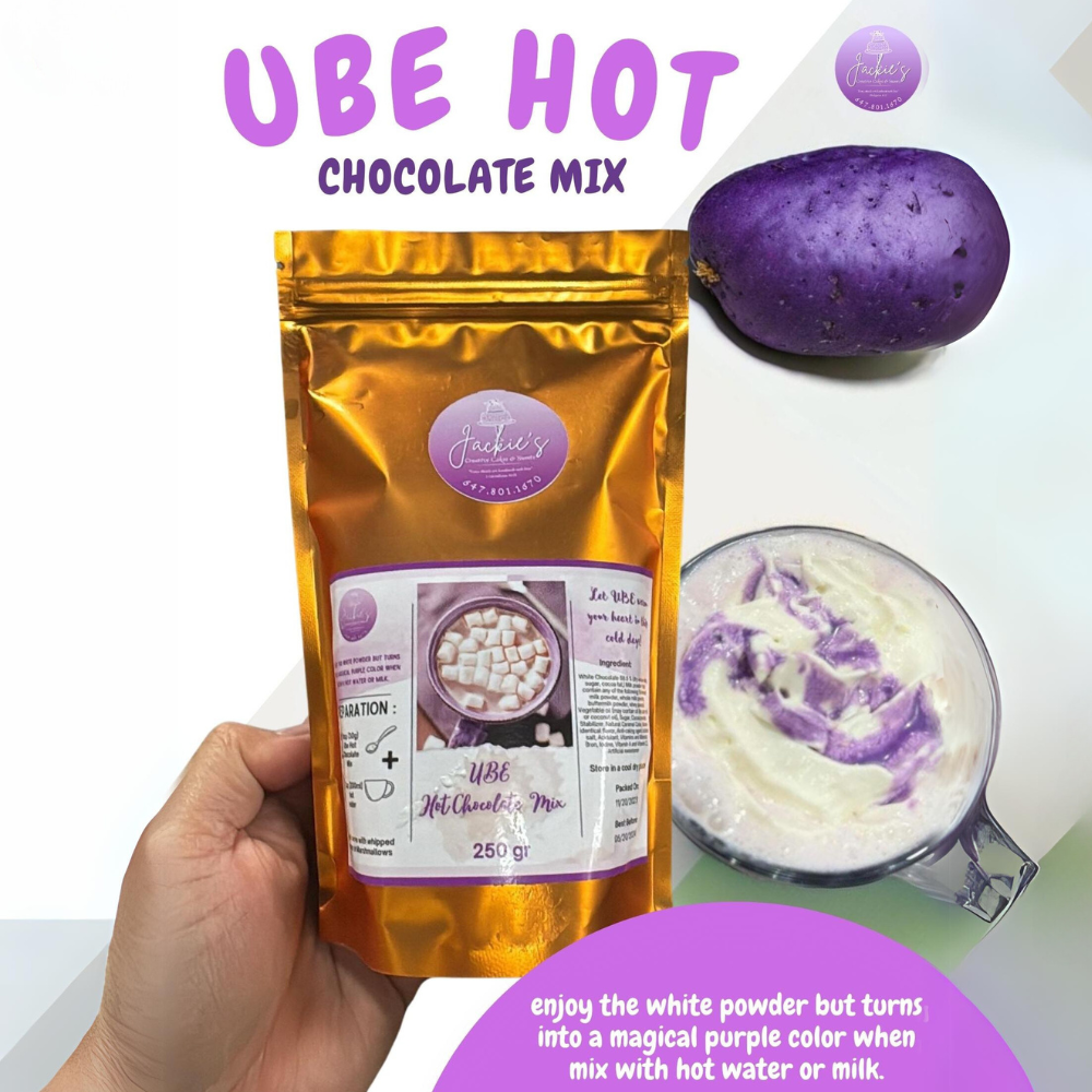 Ube Hot Chocolate Mix – Jackie's Creative Cakes and Sweets